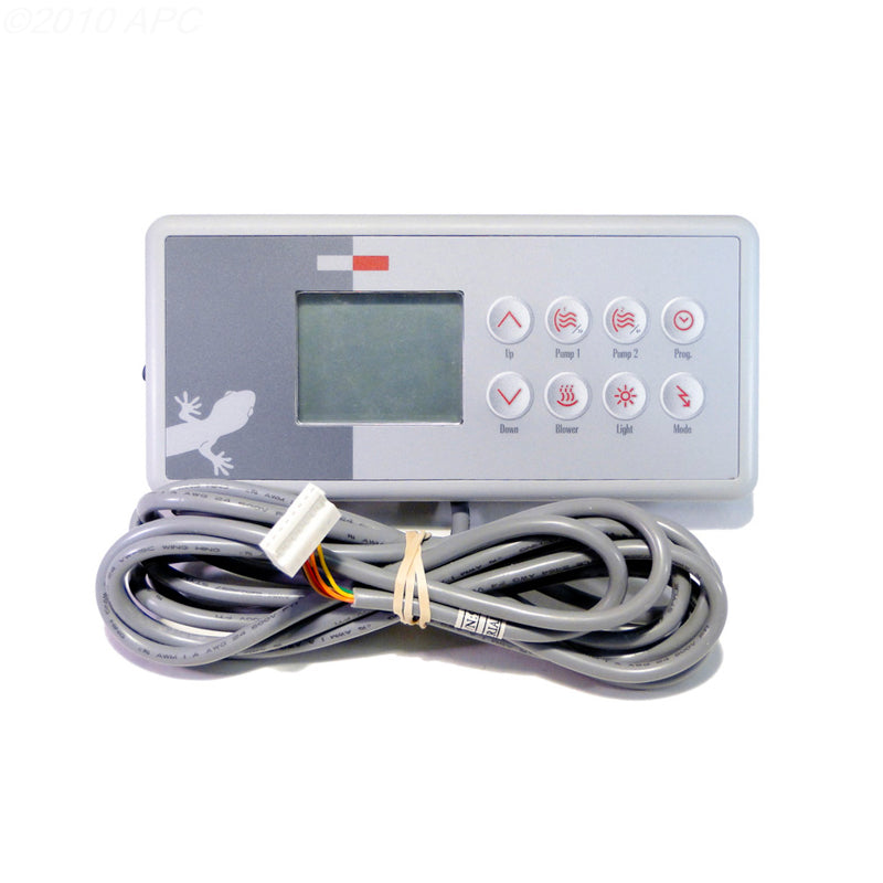 Gecko Topside Control Panel with Overlay 0200-007119 — Hot Tub Warehouse
