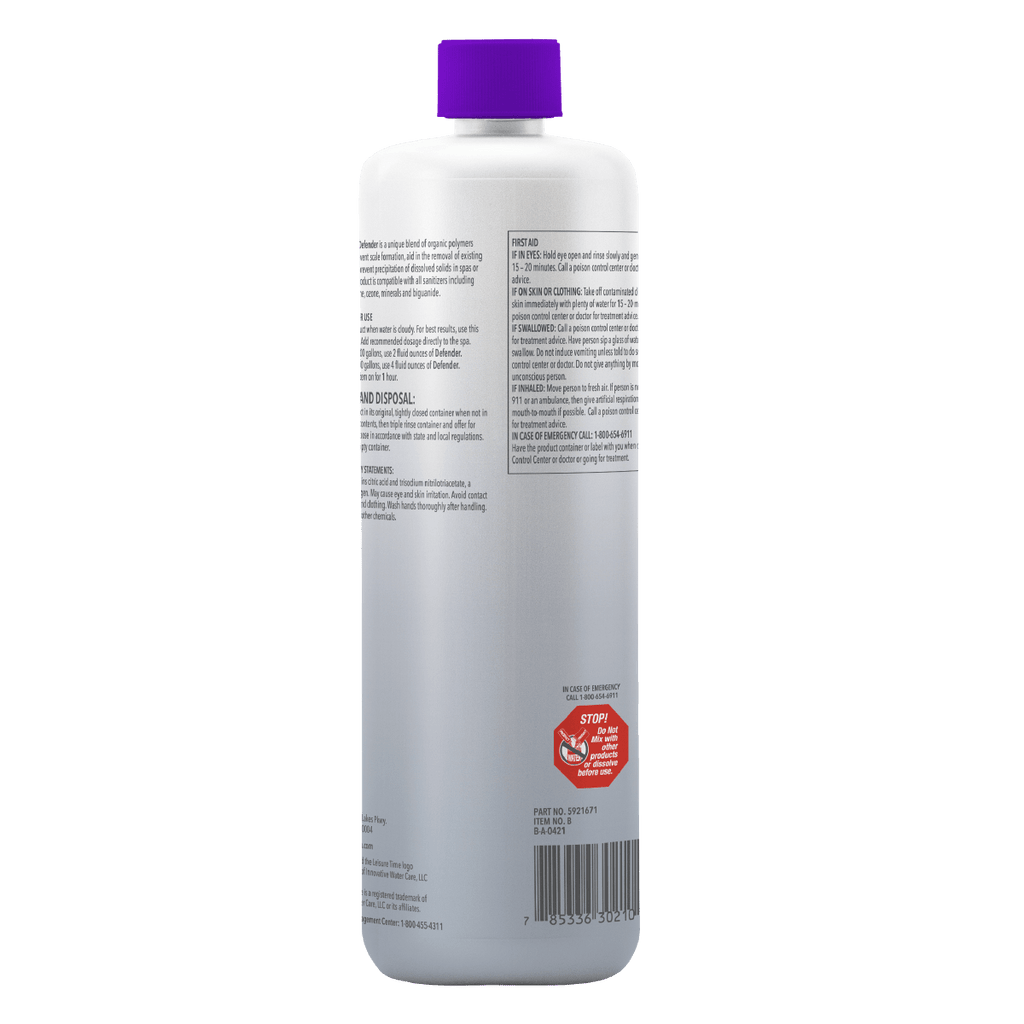 Leisure Time Defender Spa Scale Preventer — Hot Tub Warehouse