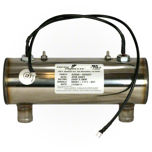 Leisure Bay Lo Flo Heater Assembly E2550-0202ET. Therm Products E2550 ...